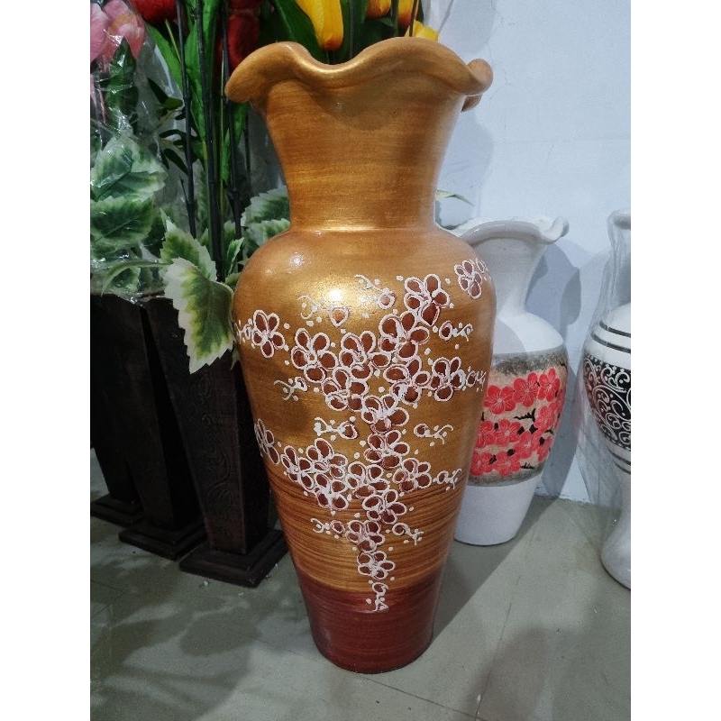 Jual GUCI KERAMIK /DEKORASI RUANGAN /VAS GUCI SUDUT RUANG TAMU MEWAH ...