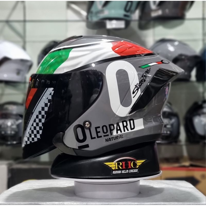 Jual helm JS armor half face solid sni warna dark grey gloss | Shopee ...