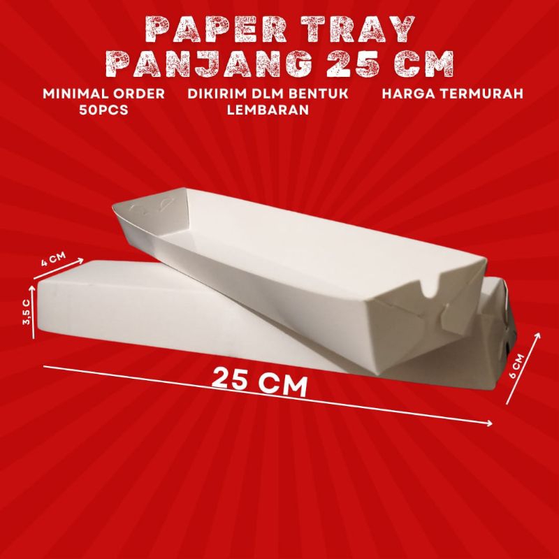 Jual Paper Tray Panjang 25 cm Murah | Shopee Indonesia