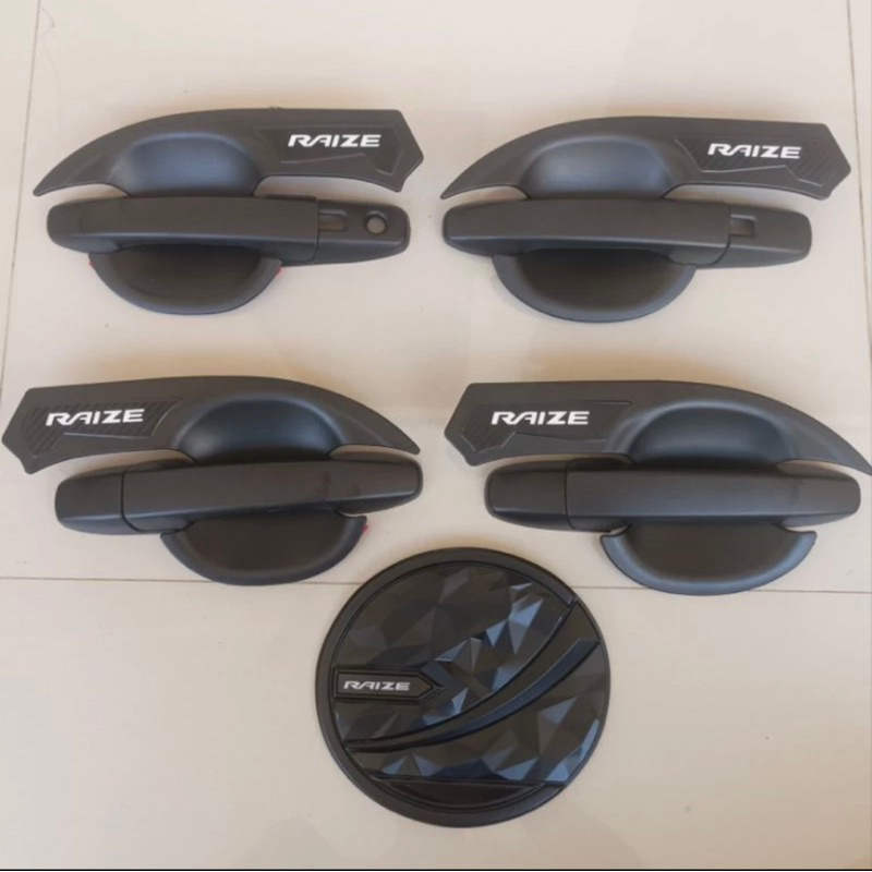 Jual Paket Lengkap Outer Handle Tank Cover All New Rocky Raize Hitam ...
