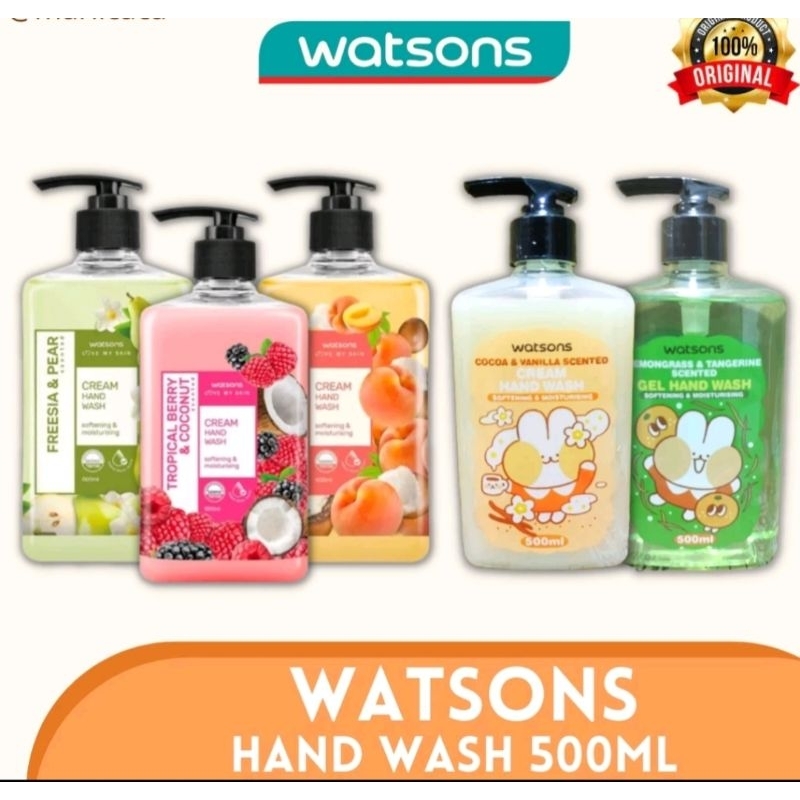 Jual Watsons Hand Wash Cream 500ml | Shopee Indonesia