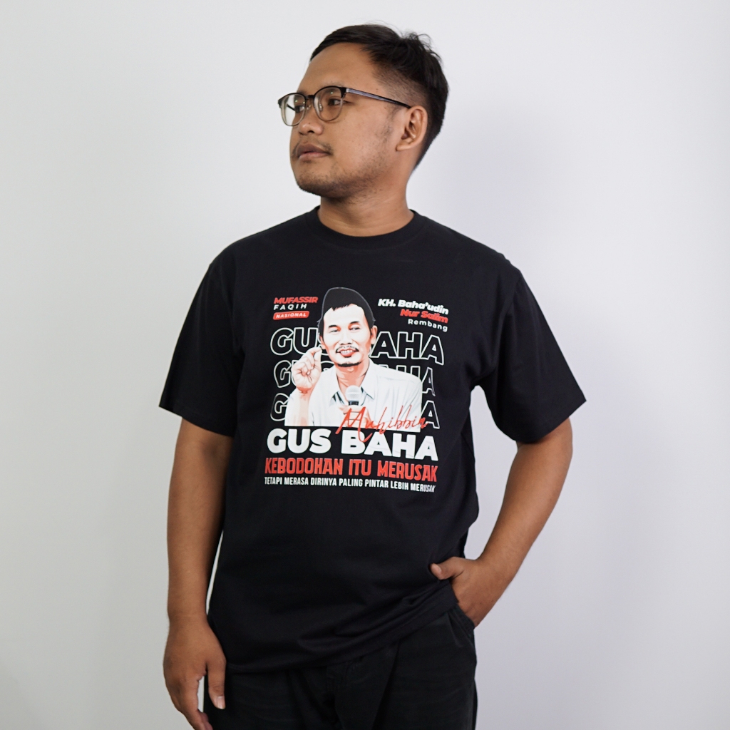 Jual Desain Kaos Keren - Kaos Islami Desain Tokoh Gus Baha Bahan Combed ... Jual Desain Kaos Keren - Kaos Islami Desain Tokoh Gus Baha Bahan Combed ...