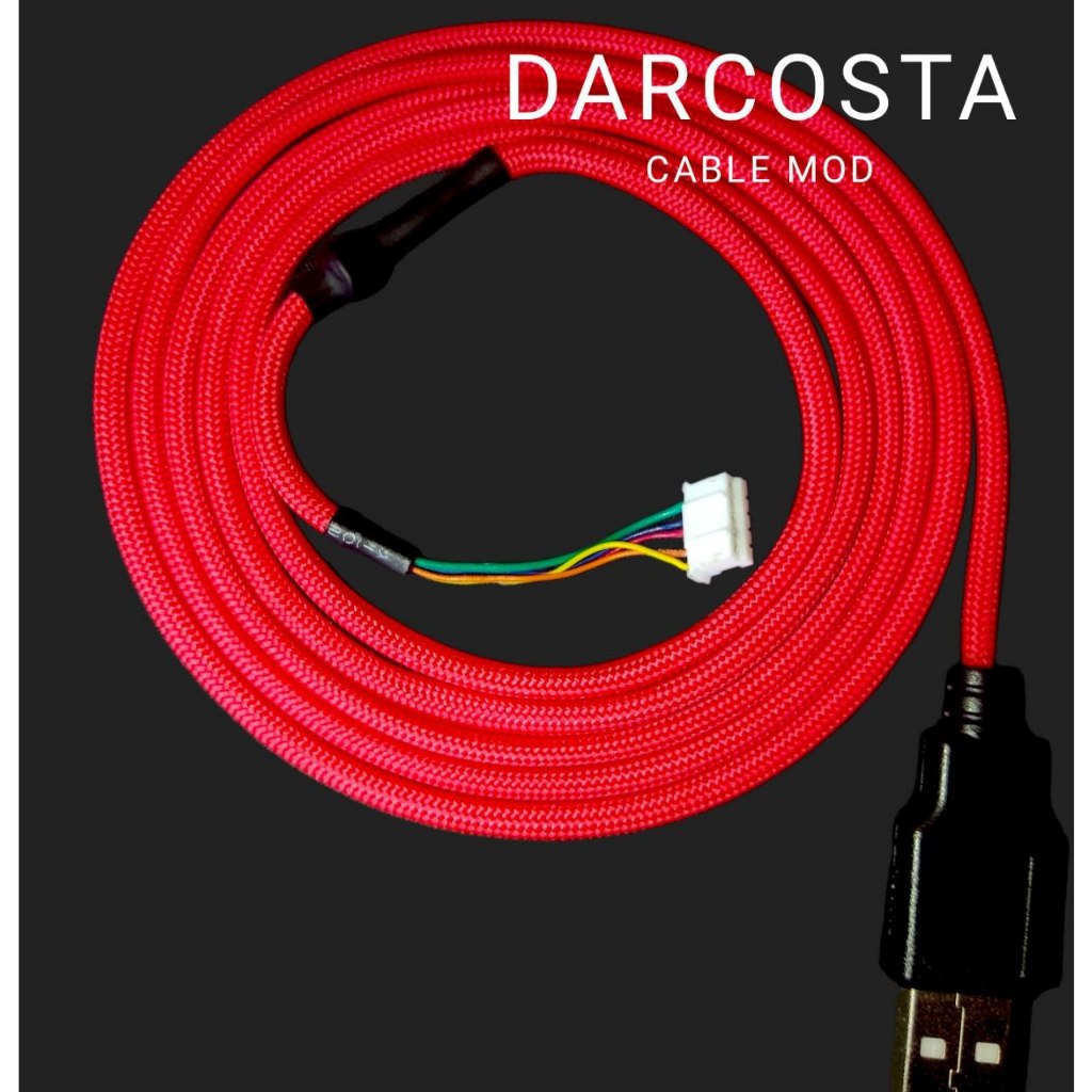 Jual Cable mouse replacement usb kabel mouse pengganti sleeve flexible ...