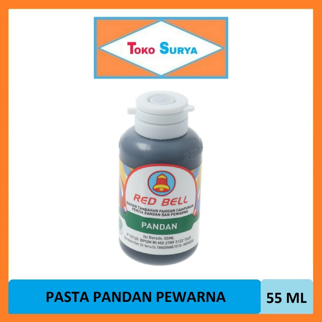 Jual Pasta Pandan Red Bell Pewarna Makanan Perisa Pandan 55 Ml | Shopee ...