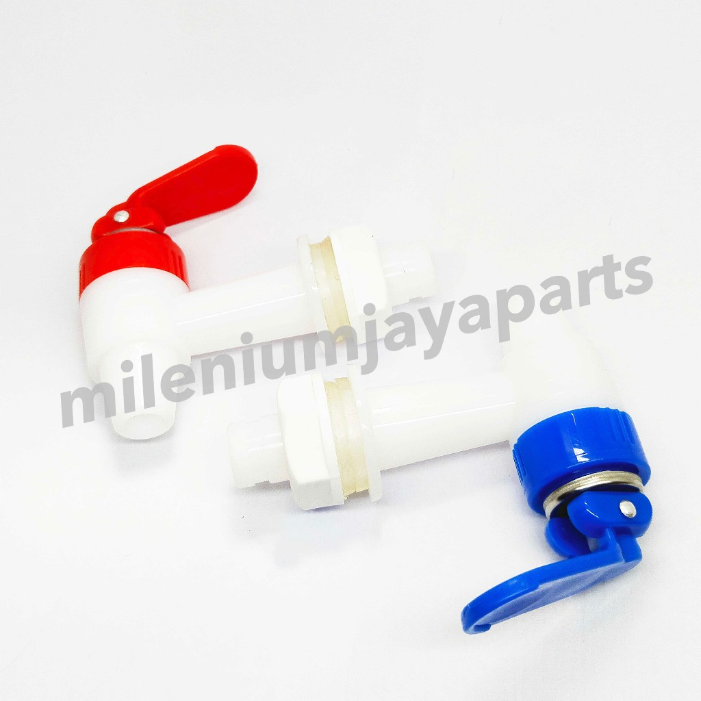 Jual Kran Dispenser Air Tarik dan Pencet Drat Luar + 2 Seal - Cocok ...