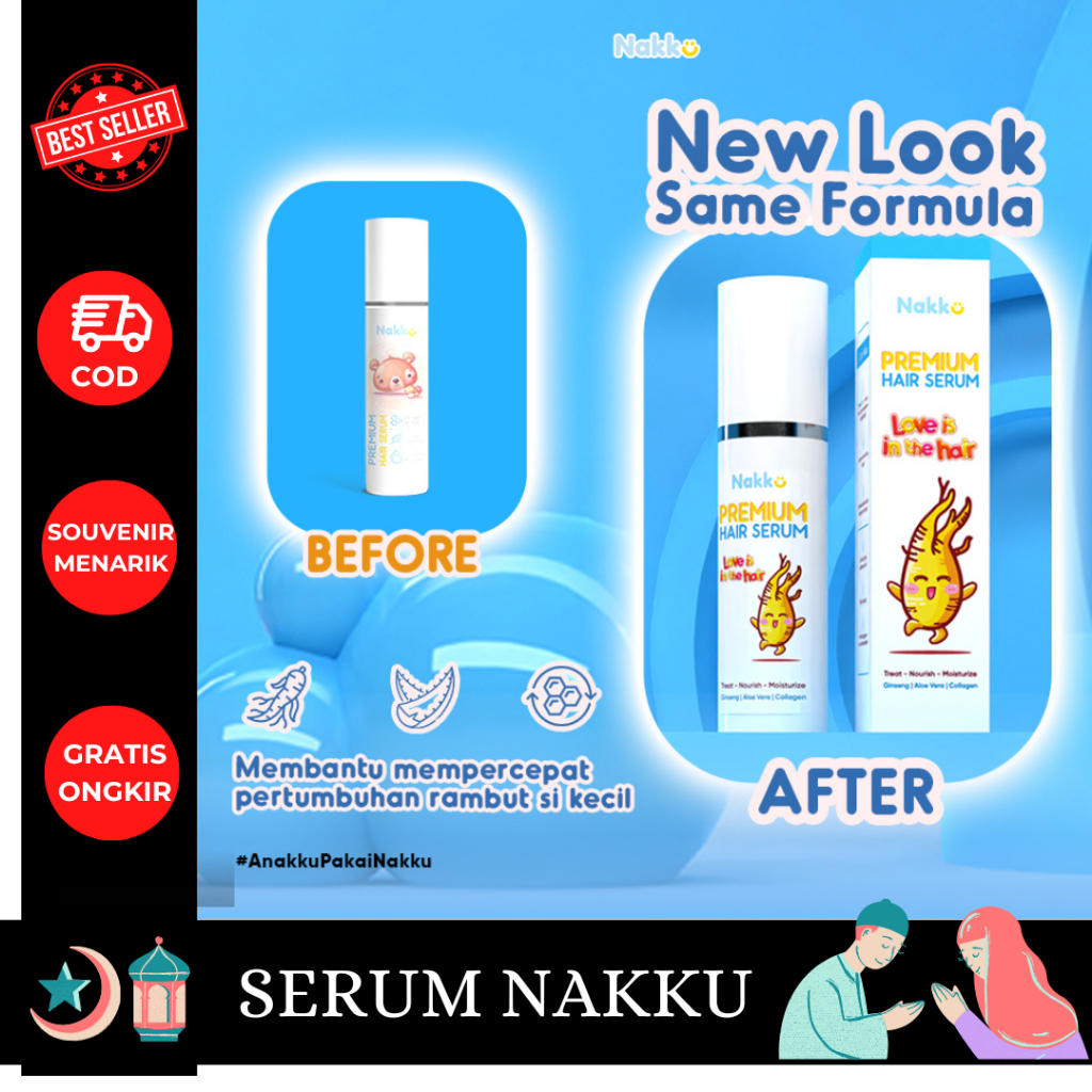 Jual NAKKU BABY Hair Serum dan Nakku Shampoo | Shopee Indonesia