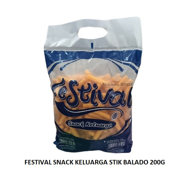 Jual Festival Festive Snack Keluarga Stick Rasa Balado 200gr Camilan ...
