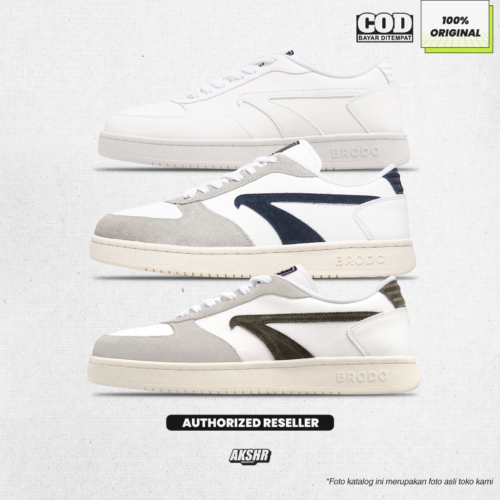 Jual BRODO - Sepatu Brodo Corado Heritage Warna Full White / White ...