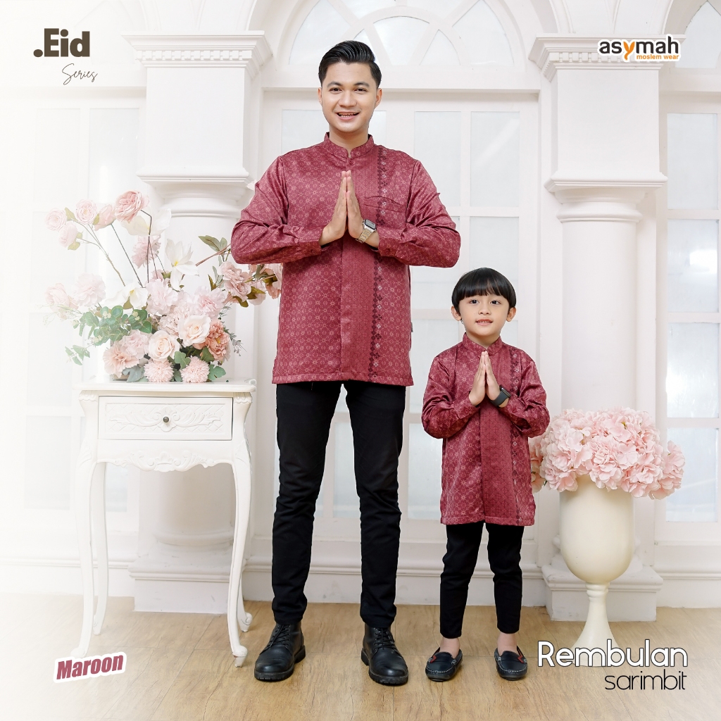 Jual ASYMAH SARIMBIT KELUARGA MODERN DESAIN DAN MOTIF LUXURY REMBULAN ...