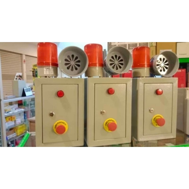 Jual Sirine Emergency Bahaya Panel Box Ms290+warning Led siap pakai ...