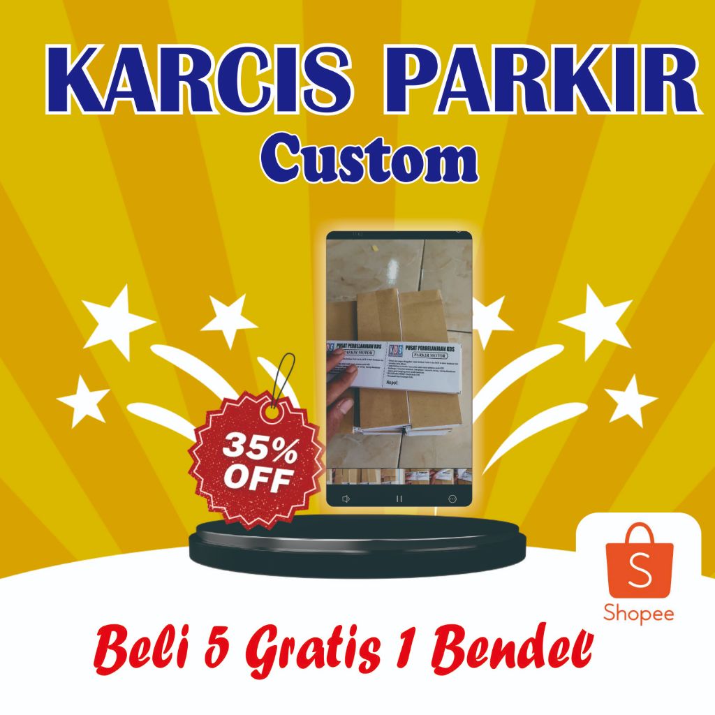 Jual Karcis MOBIL dan MOTOR custom | Shopee Indonesia