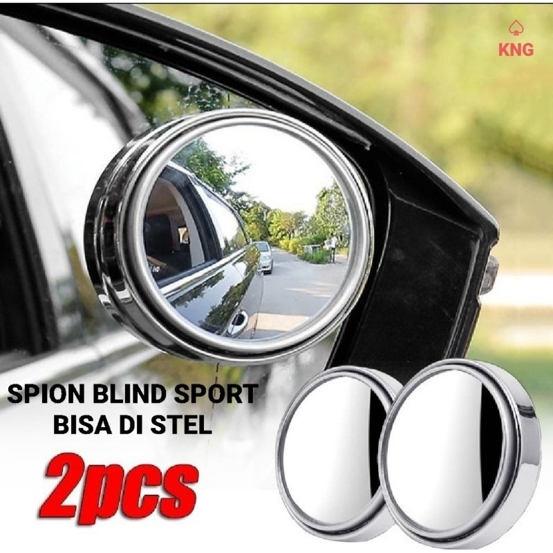 Jual Kaca Spion Mobil Sudut Cembung Bulat Kecil 360° HD 2 Picis Bisa di ...