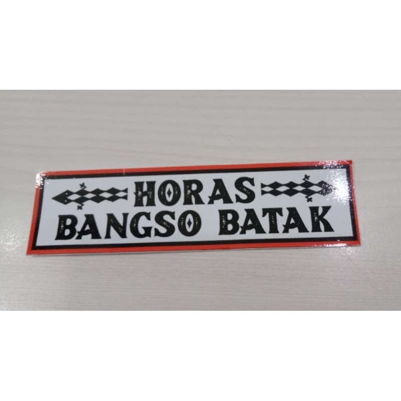 Jual Stiker Kata2 Batak ukuran : 4cmx16cm isi 3pcs | Shopee Indonesia