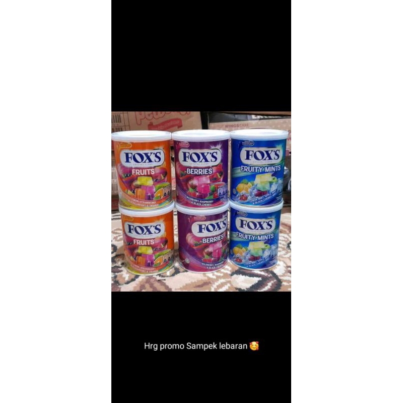 Jual permen foxs kaleng | Shopee Indonesia