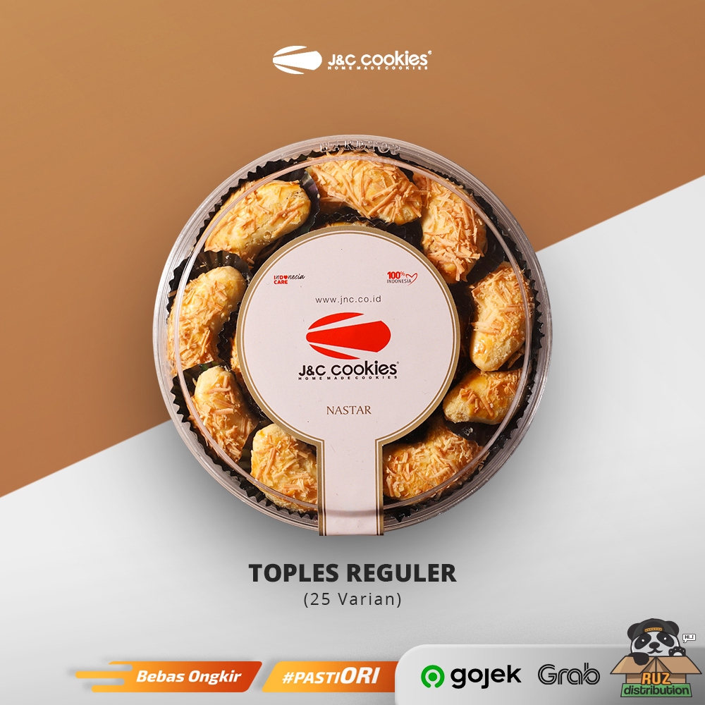 Jual J&C Cookies Kue Kering JNC Cookies Toples Reguler Kue Lebaran ...