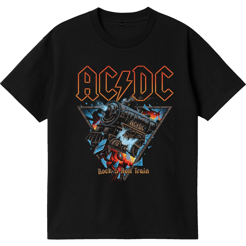 Jual AC DC HIGHWAY TO HELL - Kaos Musik Band Tshirt Vintage Bahan 24s ...