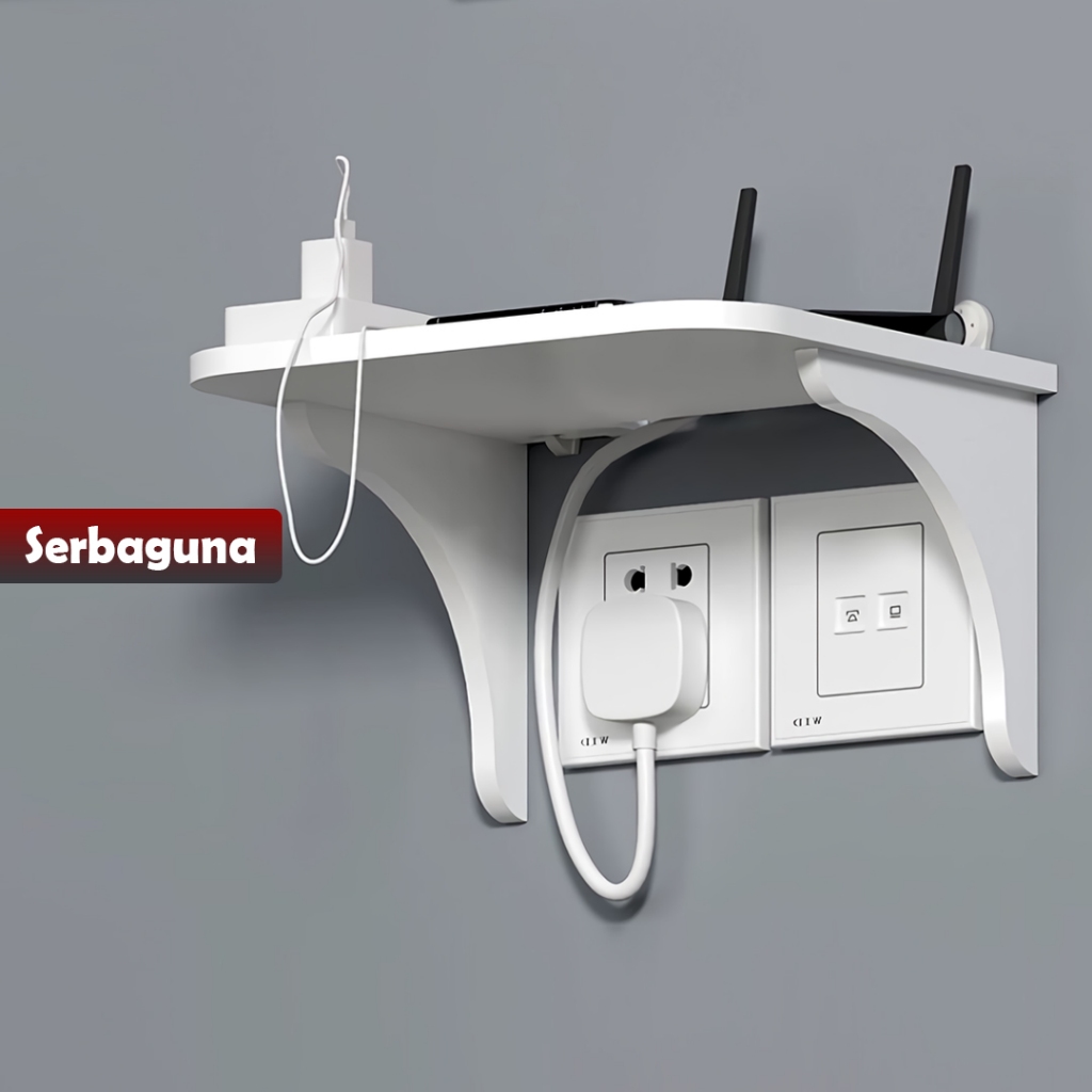 Jual YOSINOGAWA - Rak Gantung Modern Router Wifi Decoder Single ...