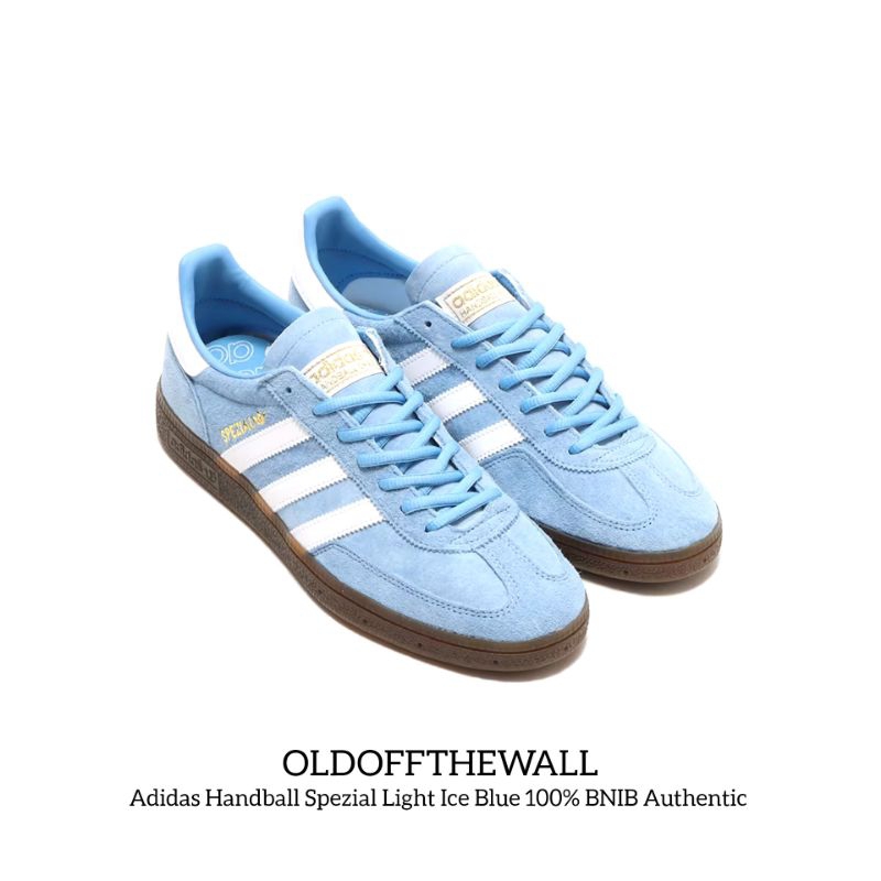 Jual SEPATU Adidas Handball Spezial Light Ice Blue | Shopee Indonesia