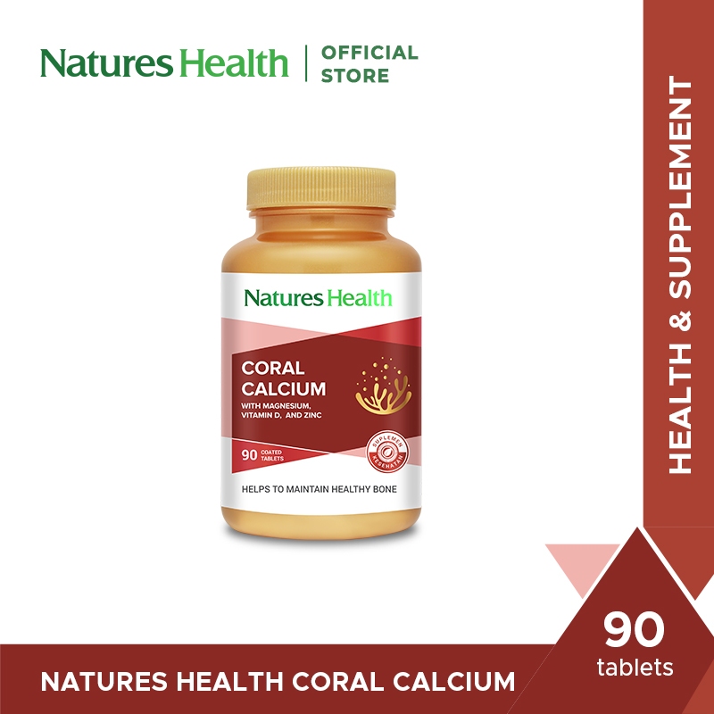 Jual Natures Health Coral Calcium - 90 Tablets | Shopee Indonesia
