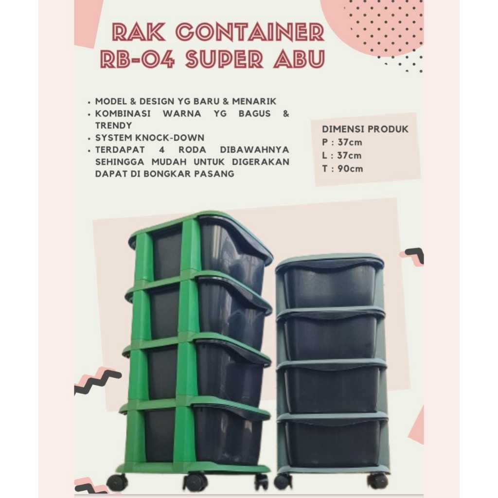 Jual RB 04 /RAK SERBAGUNA / TOWER CONTAINER SUSUN 4 | Shopee Indonesia