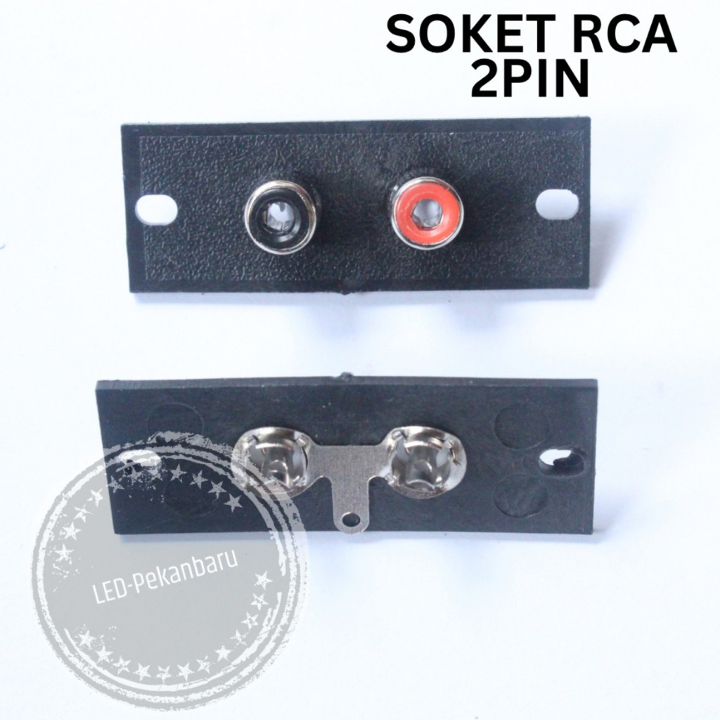 Jual SOKET TERMINAL RCA 2PIN SOCKET INPUT AUDIO 2 PIN | Shopee Indonesia
