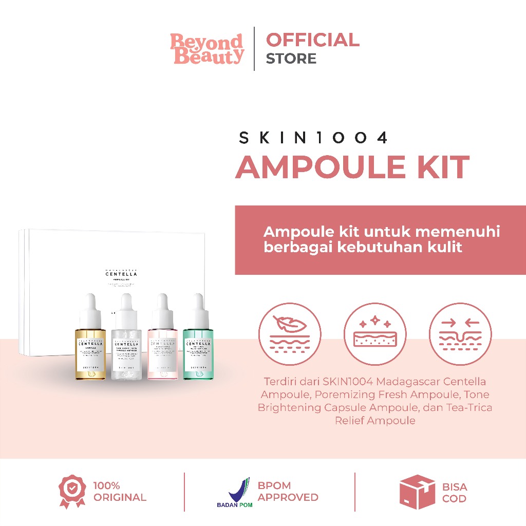 Jual [BPOM] SKIN1004 Madagascar Centella Ampoule Kit | Shopee Indonesia