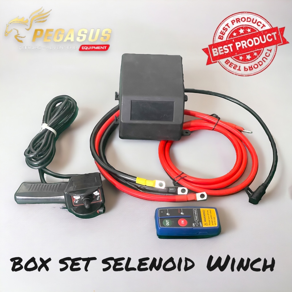 Jual Box control set selenoid winch 12v universal bluetooth | Shopee ...