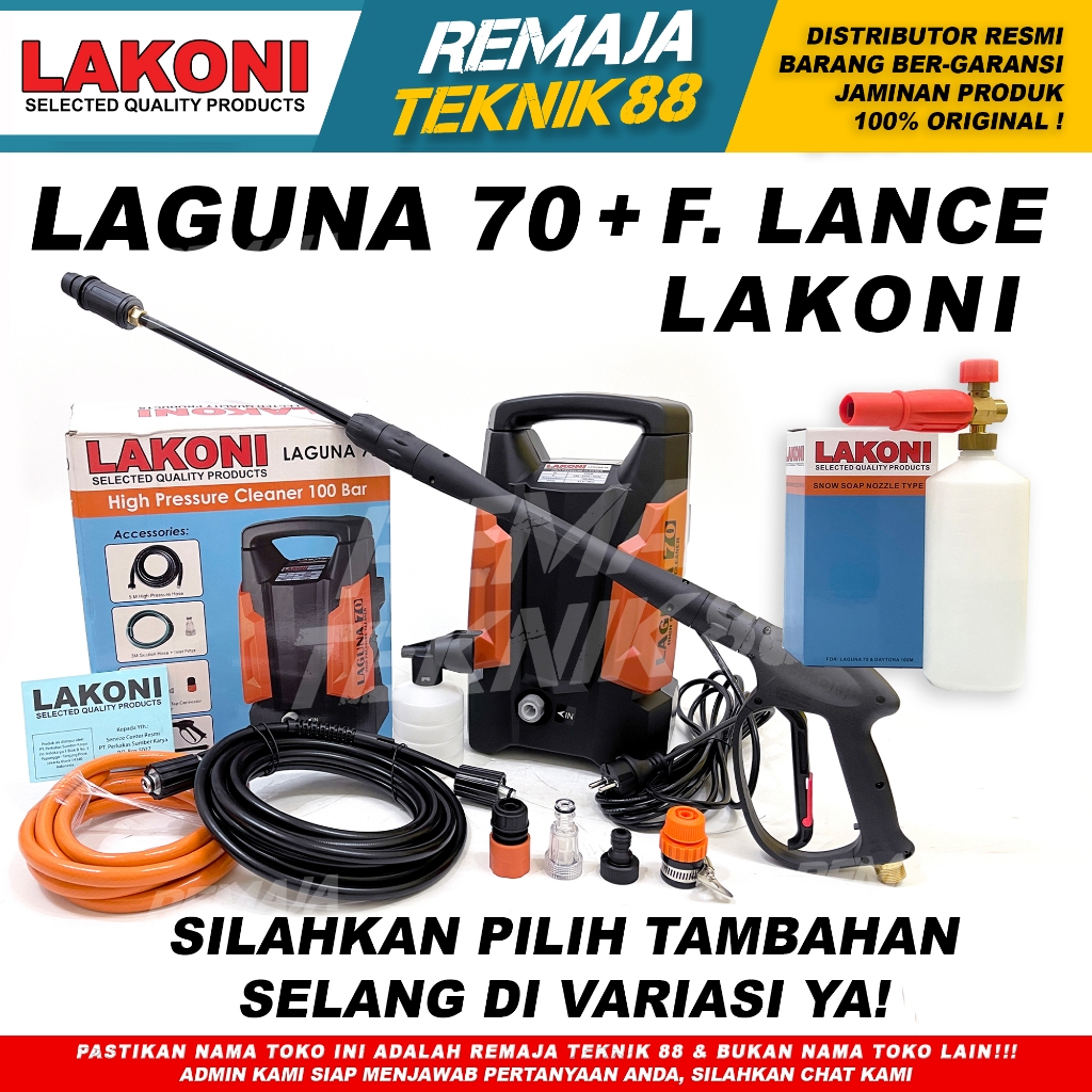 Jual LAKONI LAGUNA 70 / MESIN STEAM CUCI MOBIL MOTOR / JET CLEANER ...