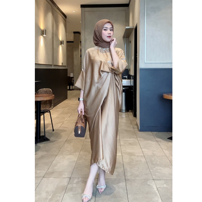 Jual Missnomi - Syarefa Kaftan Muslim / Kaftan Lebaran / Bridesmaid ...