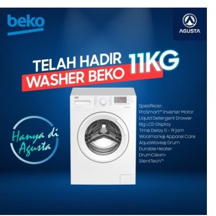 Jual Mesin Cuci Front Load Inverter Beko 11 kg Washer Beko Made in ...