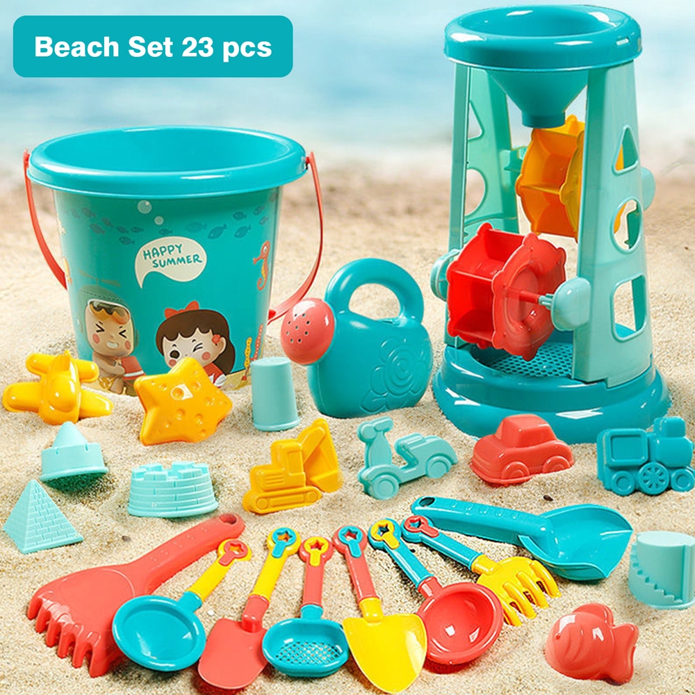 Jual (Stok lokal)23PCS Mainan Set Anak Anak Untuk Pasir Di Pantai ...