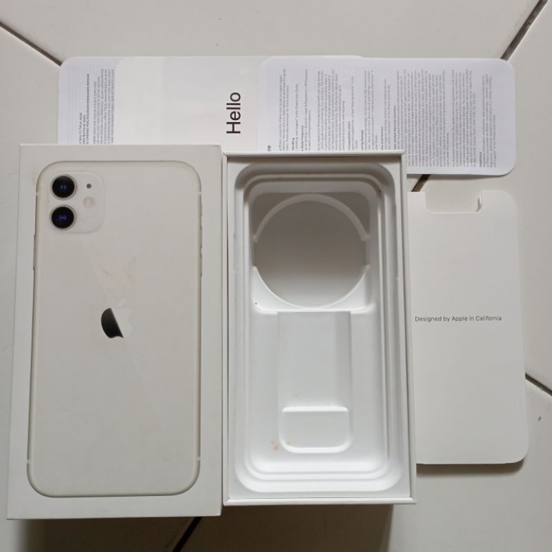 Jual Dus Box Tebal iPhone 11 Putih iBox Digimap Original | Shopee Indonesia