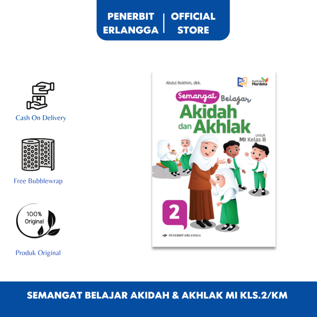 Jual [Erlangga Official] Semangat Belajar Akidah & Akhlak Mi Kelas 2 - Kurikulum Merdeka ...