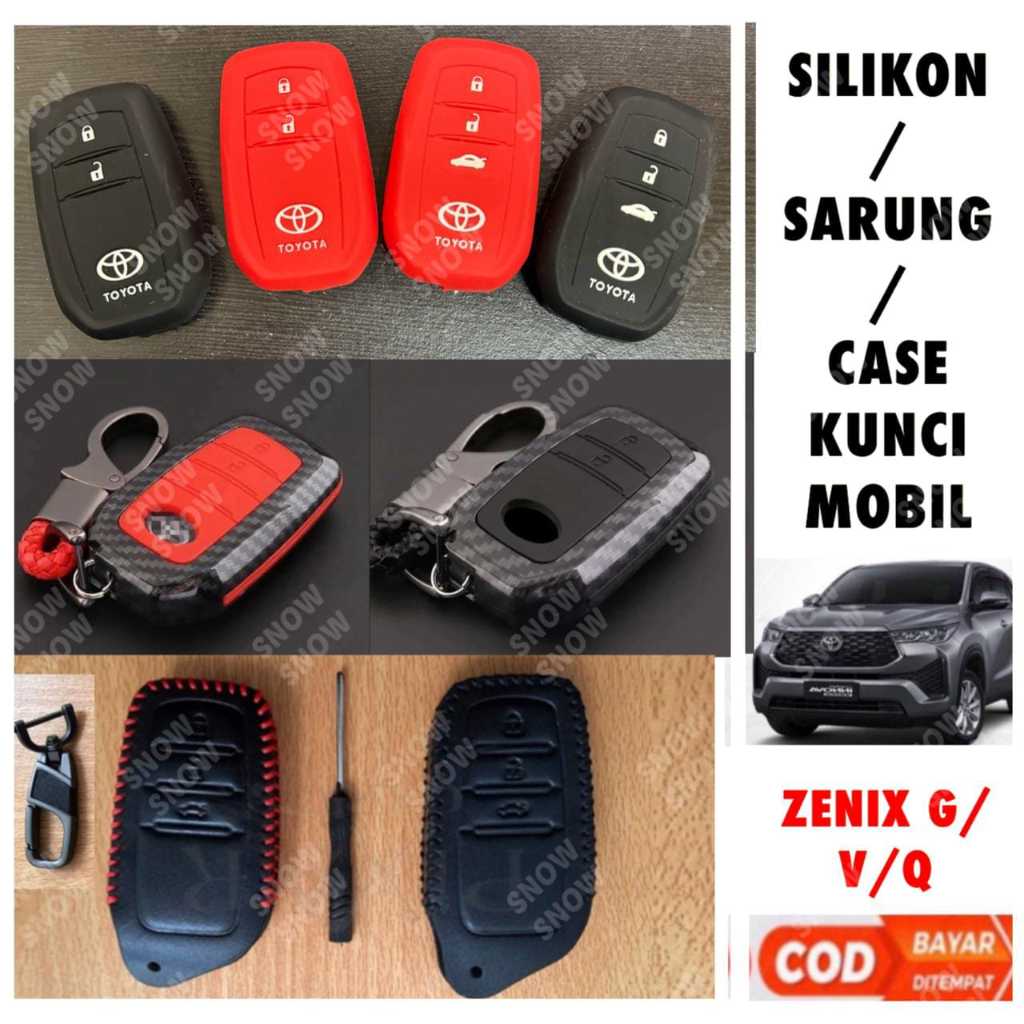 Jual Silikon Sarung Casing Kunci Remote Innova Reborn Zenix 2022 2024 ...