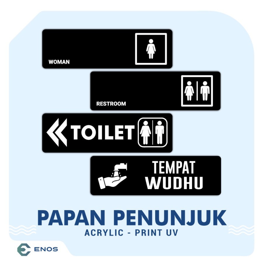 Jual PAPAN TANDA WC 65pcs | Shopee Indonesia