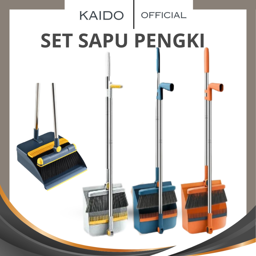 Jual Sapu Pengki Set Sapu dan Pengki Lipat Serbaguna Alat Pembersih ...