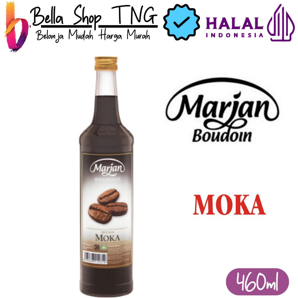 Jual Marjan Boudoin Sirup Moka Botol 460 ml | Shopee Indonesia