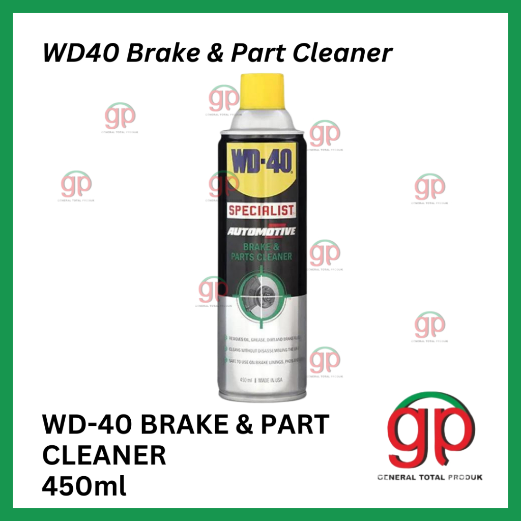 Jual WD40 Brake & Part Cleaner WD-40 BRAKE & PART CLEANER 450ml WD 40 ...
