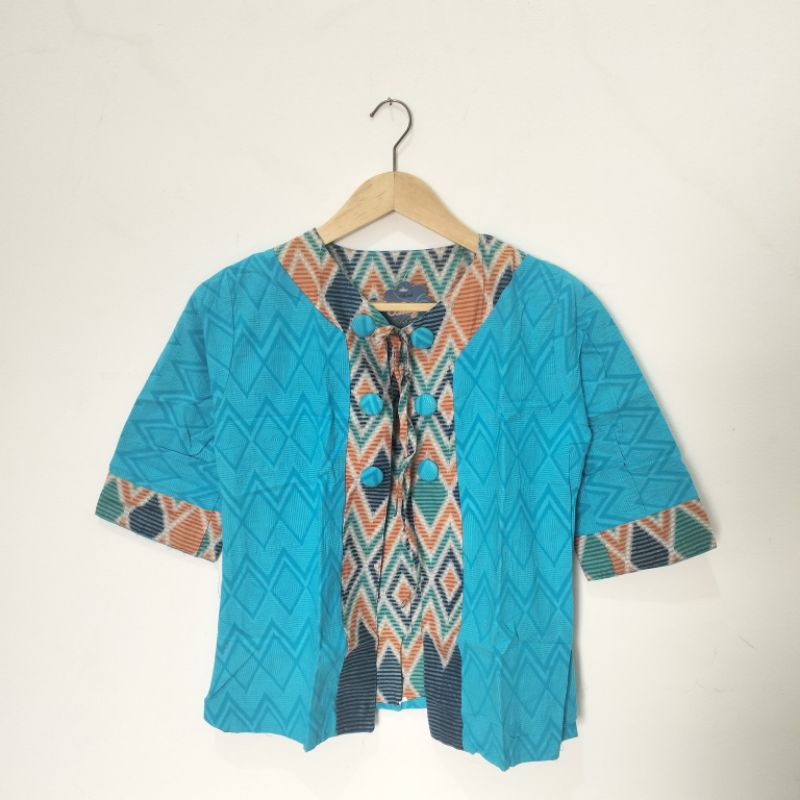 Jual Outer Reno Bolero Batik Bolak Balik Double Kain, Rompi Batik ...