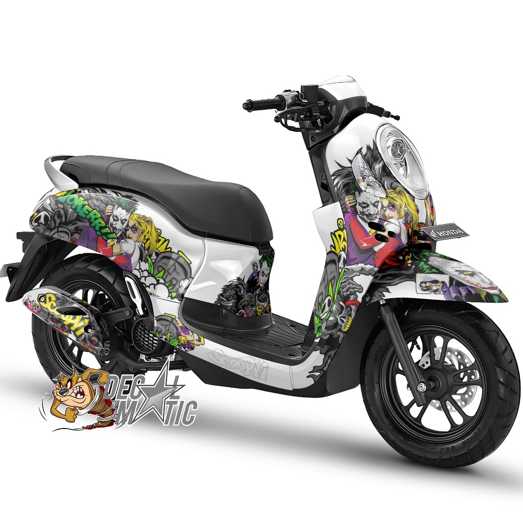 Jual Decal Full Body + Stiker Dashboard Scoopy FI 2012-2016 NEW FI EPS ...