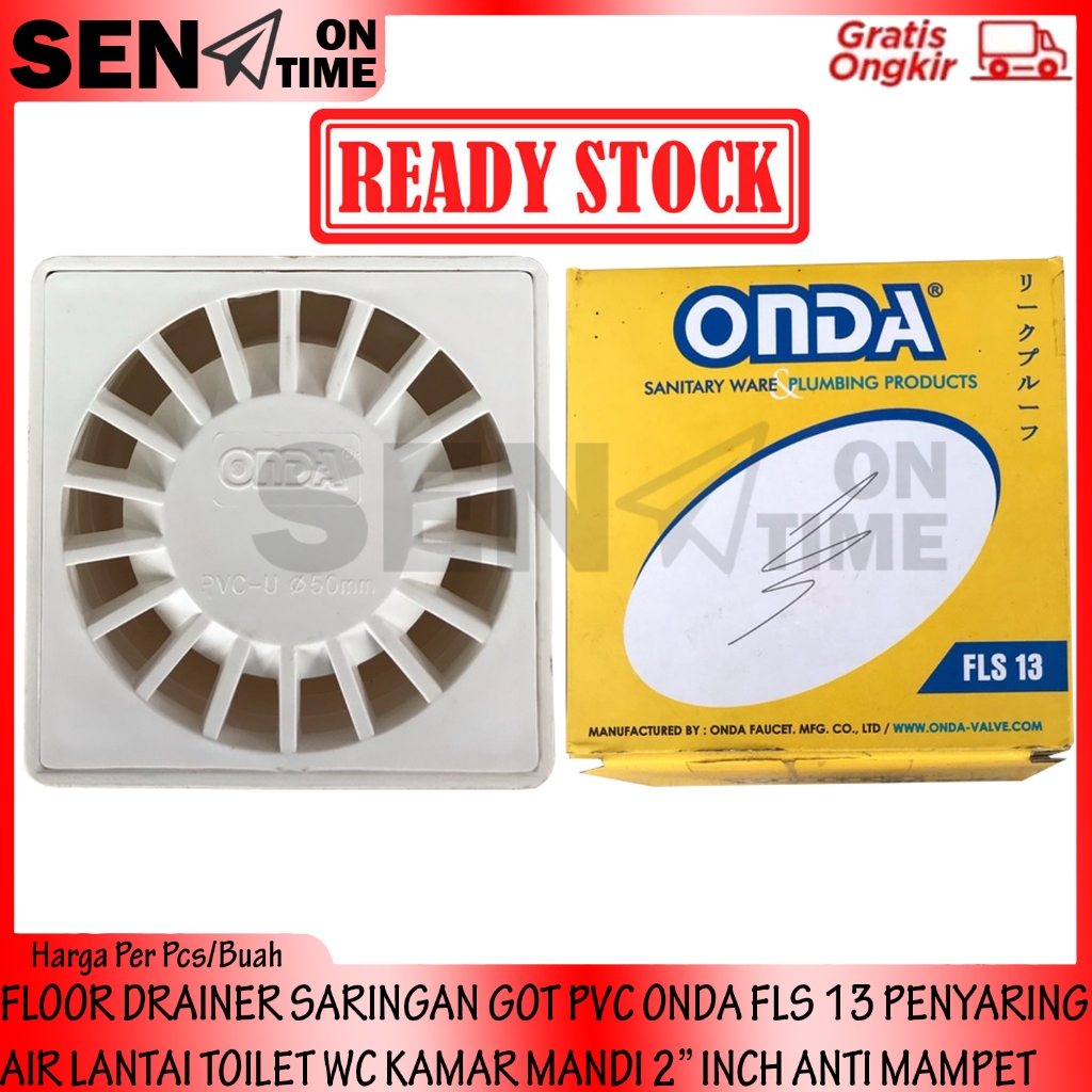 Jual Floordrain Floor Drainer Pvc Onda Fls 13 Saringan Got Kamar Mandi ...