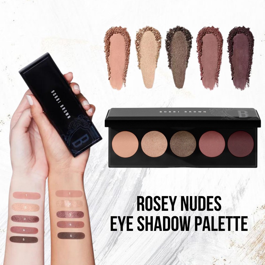 Jual Bobbi Brown Rosey Nudes Eyeshadow Palette | Shopee Indonesia