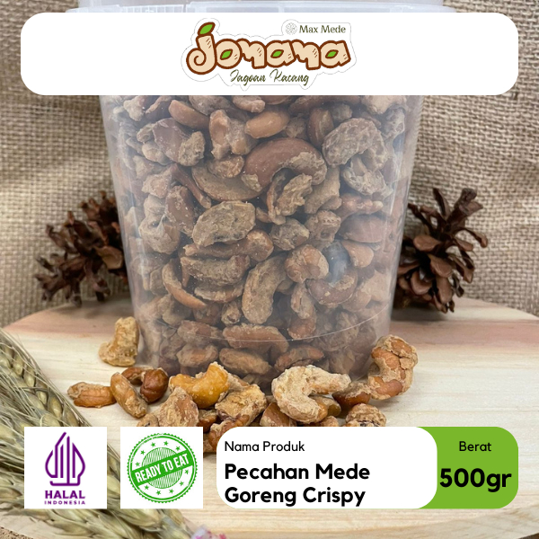 Jual Cashew Goreng Rasa CRUNCHY GURIH 500 gram Camilan Kacang Mede ...