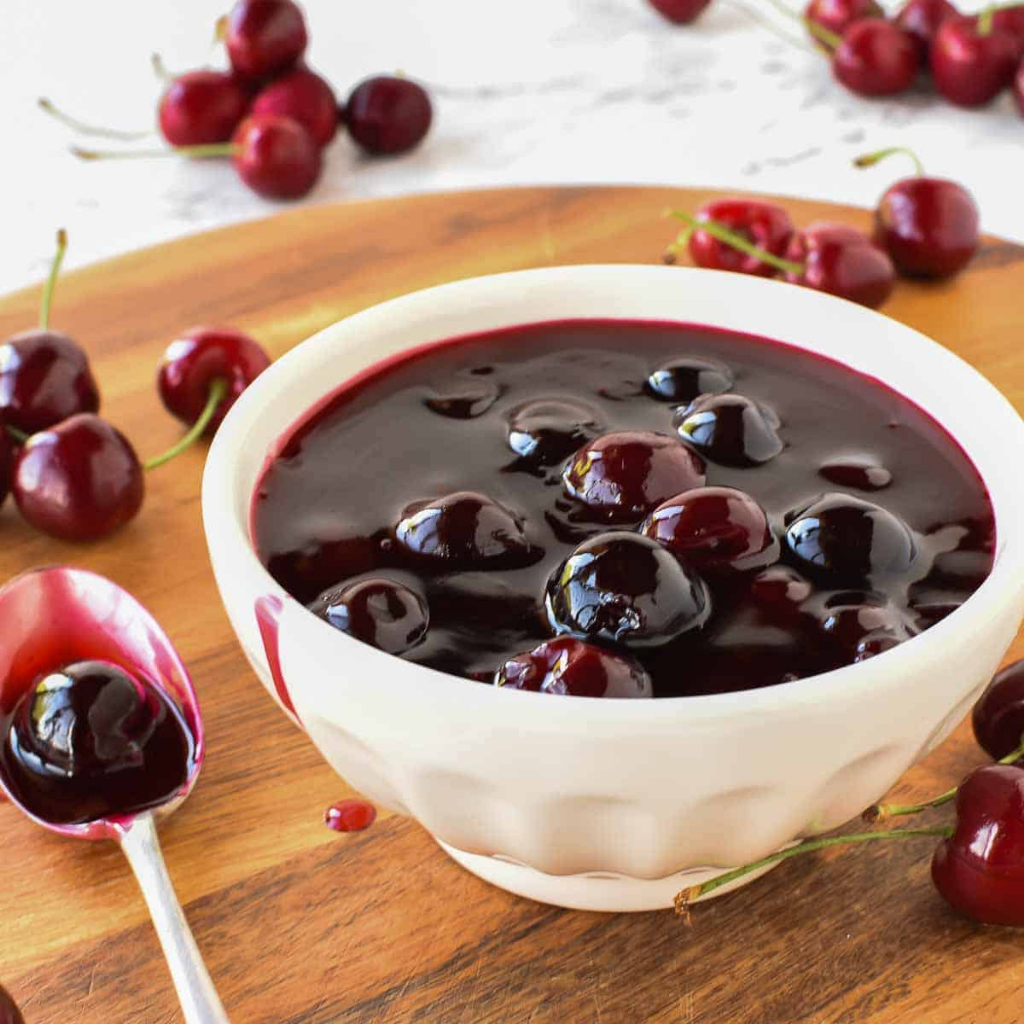 Jual Dark Cherry 50% Isian Buah Cherry Isian Kue Topping Kue | Shopee ...