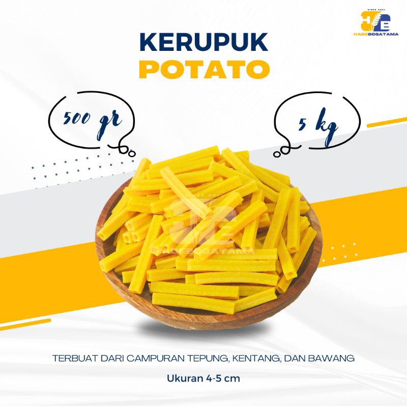 Jual Kerupuk Potato 5 Kg (BALL) / Kerupuk Seblak / Kerupuk Bahan Seblak ...