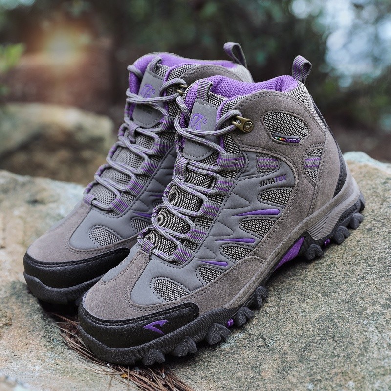 Jual Sepatu Gunung Wanita SNTA 613 PURPLE - Gratis Kaos kaki | Shopee ...