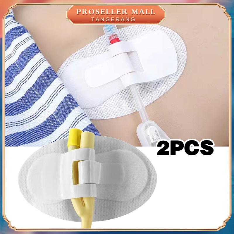 Jual 2PCS Catheter Fixation Stickers / Catheter Holder Tube Leg Sticker ...