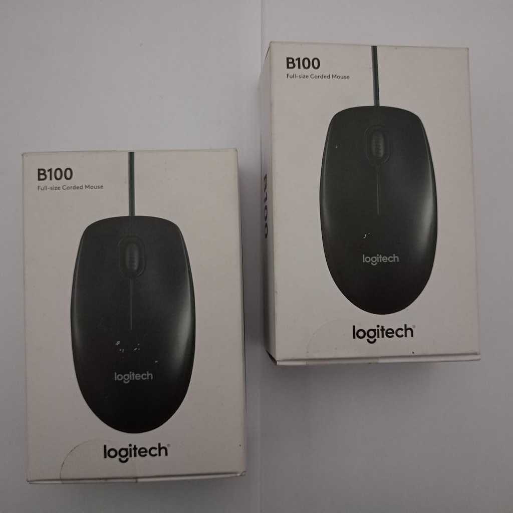 Jual Mouse USB Logitech B100 Baru | Shopee Indonesia