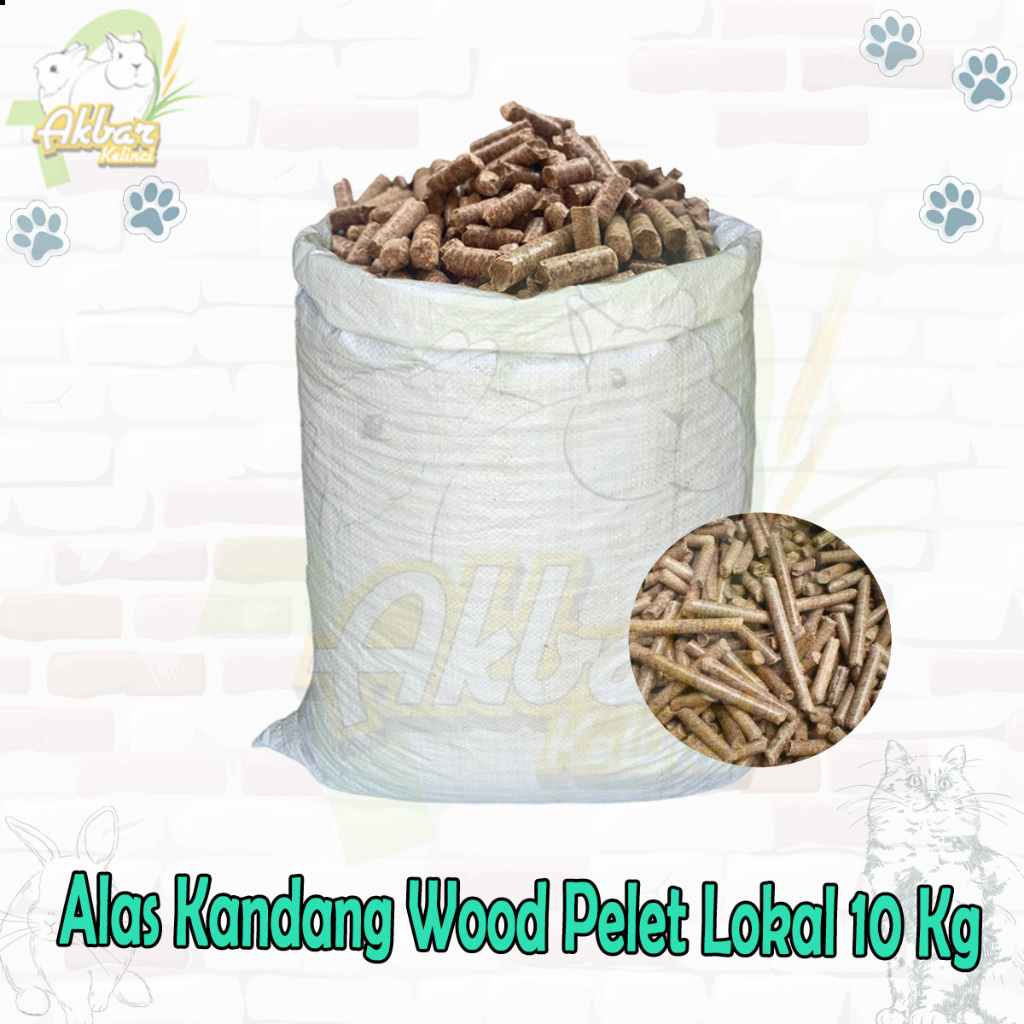 Jual PELET KAYU WOOD PELET LOKAL 10 kg Wood pellet 10kg Serbuk Kayu ...