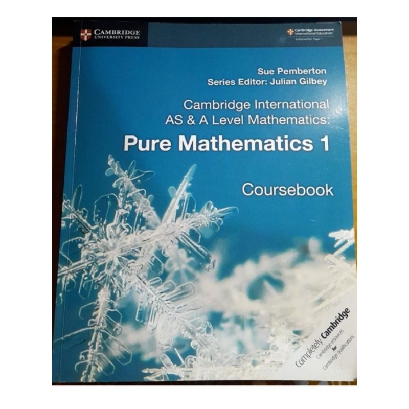 Jual Pure Mathemarics 1 Coursebook CIE AS & A Level Mathematics ...